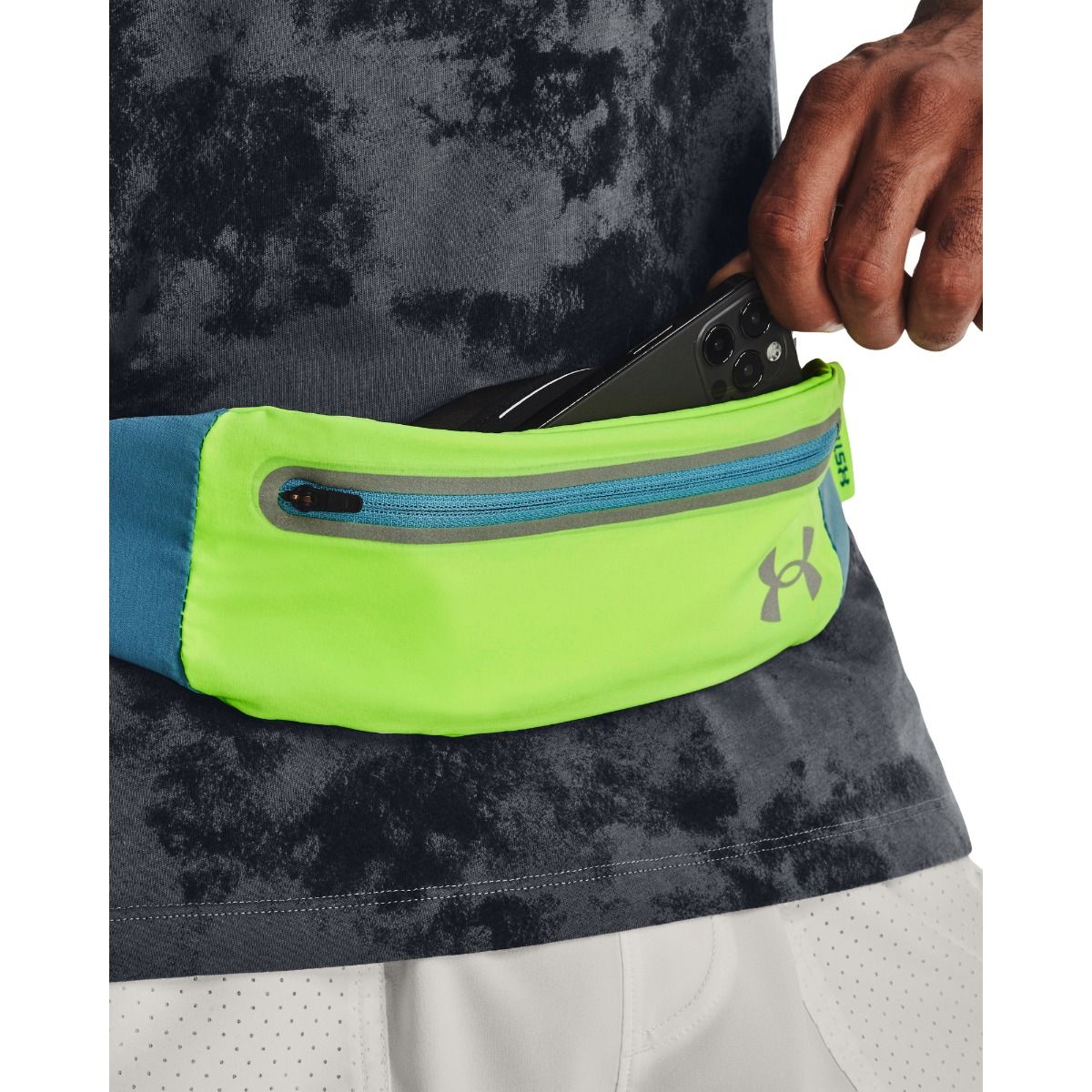 Flex Speedpocket futóöv Green / Blue - Under Armour | GymBeam.hu